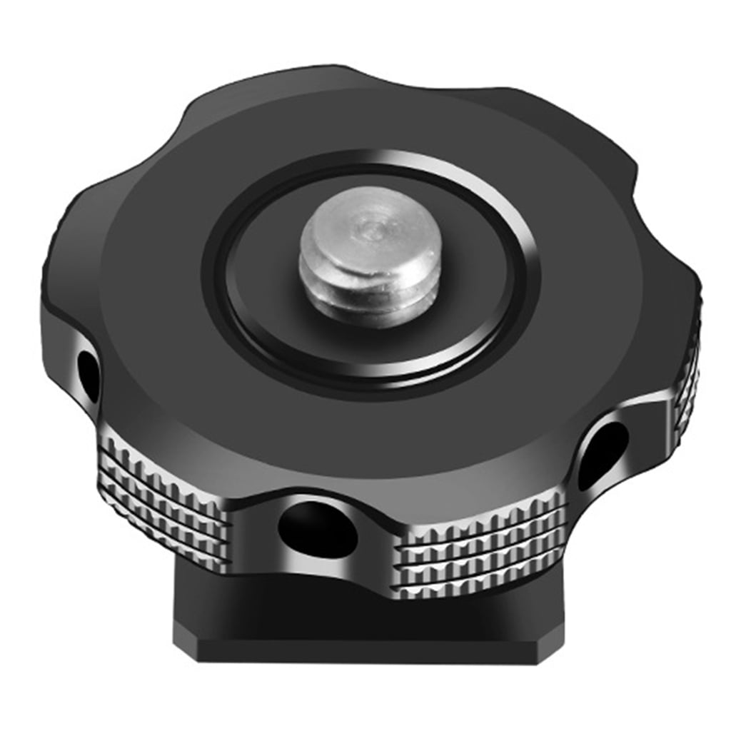 Cold Shoe Mount Adapter Cold Shoe Bracket Standard 1/4" Thread Hole for ...