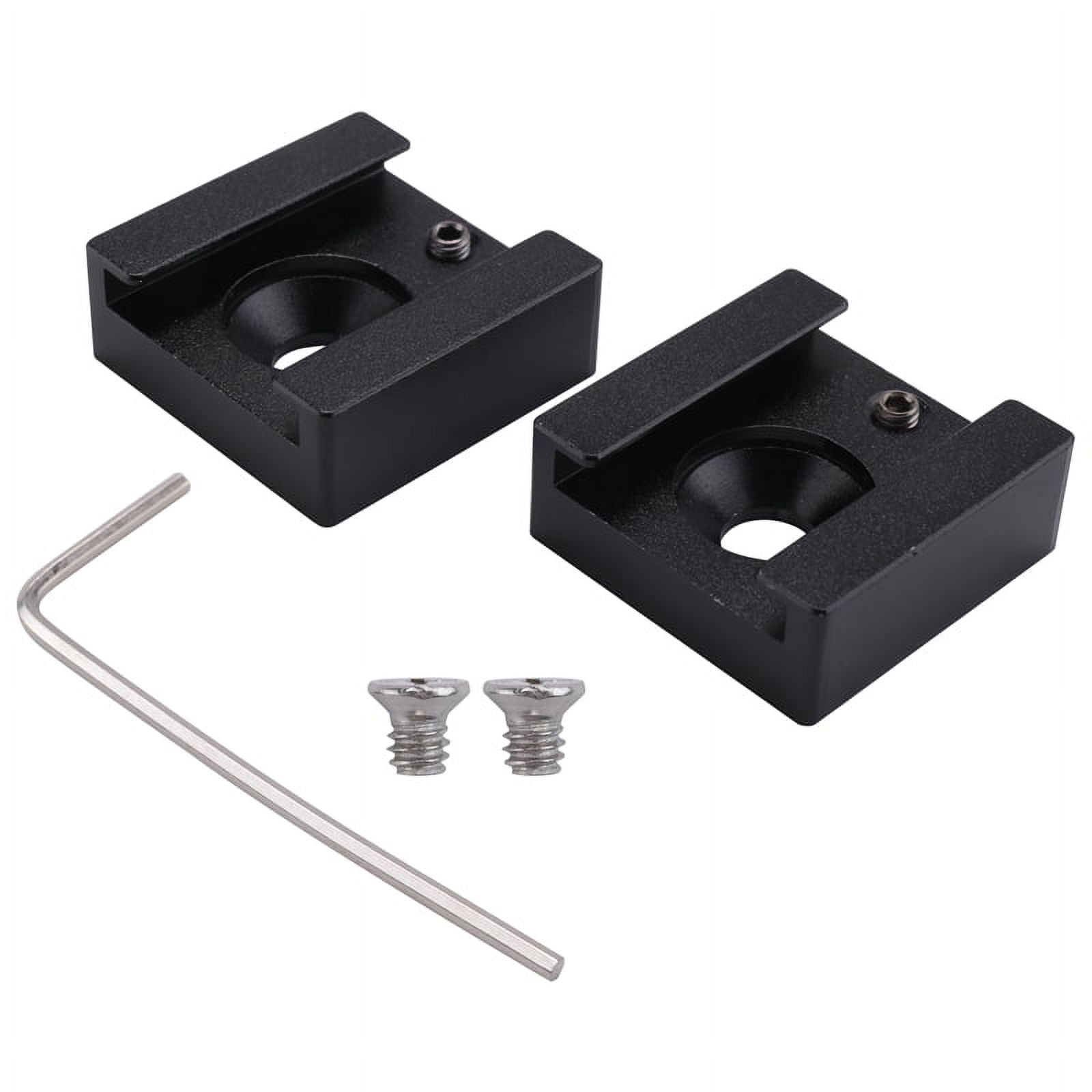 Cold Shoe Mount Aluminum Adapter Bracket Hot with 1/4 Thread for Camera ...