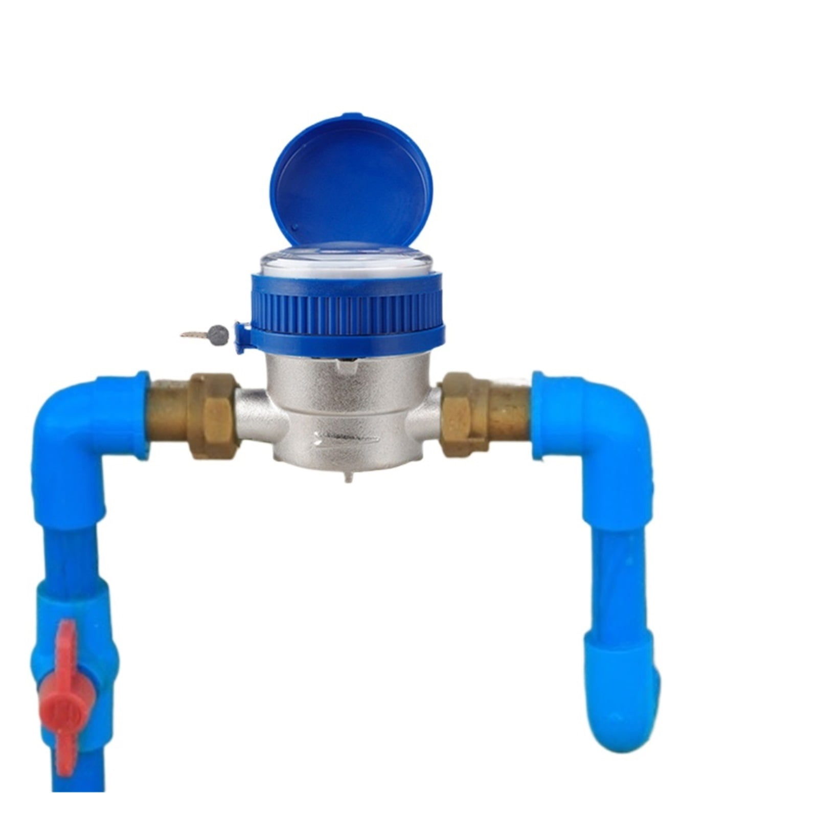 Cold Smart Water Meter Mechanical Rotary Wing Digital Pointer Measuring ...