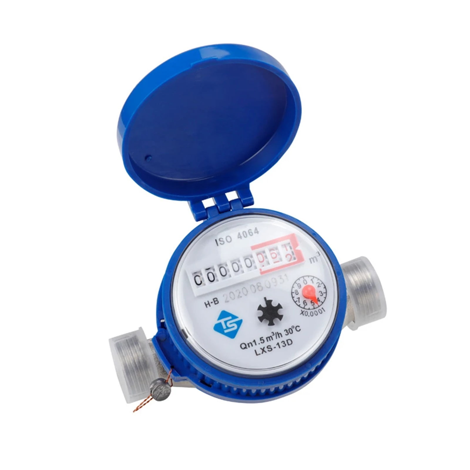 Cold Smart Water Meter Mechanical Rotary Wing Digital Pointer Measuring ...