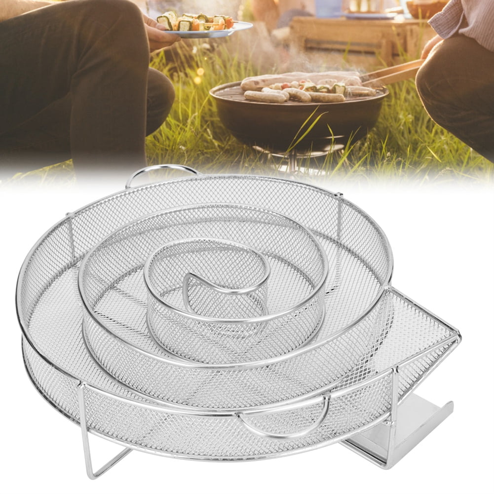 Cold Smoke Generator, Round Stainless Steel Smoker Mesh Basket, High ...