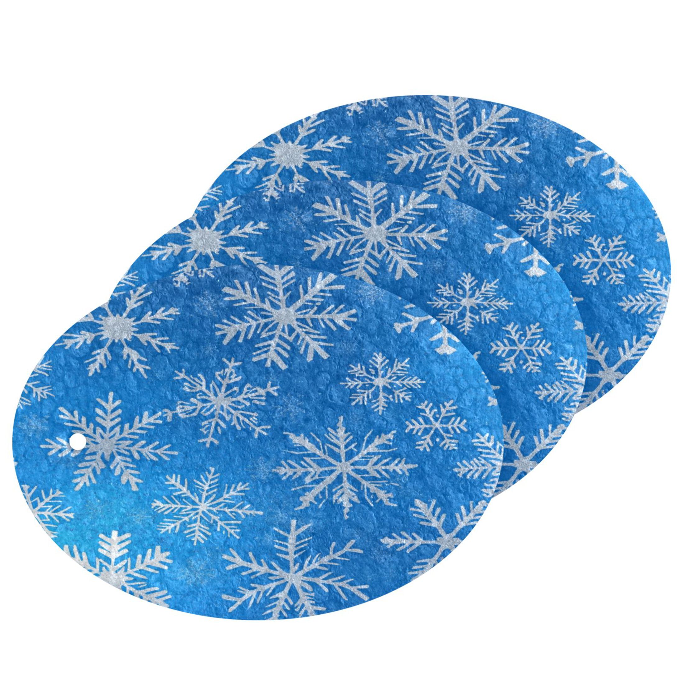 Cold Snowflakes 3 Pack Wood Pulp Dishwashing Sponges, Highly Absorbent ...