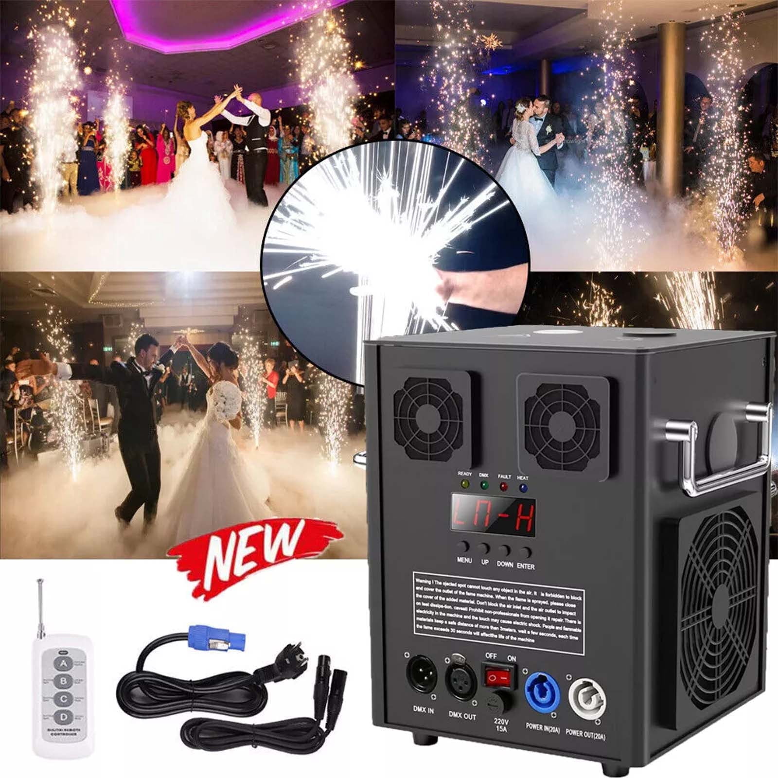 Cold Spark Machine 700W DMX Firework Machine DJ Stage Effect Wedding DJ ...