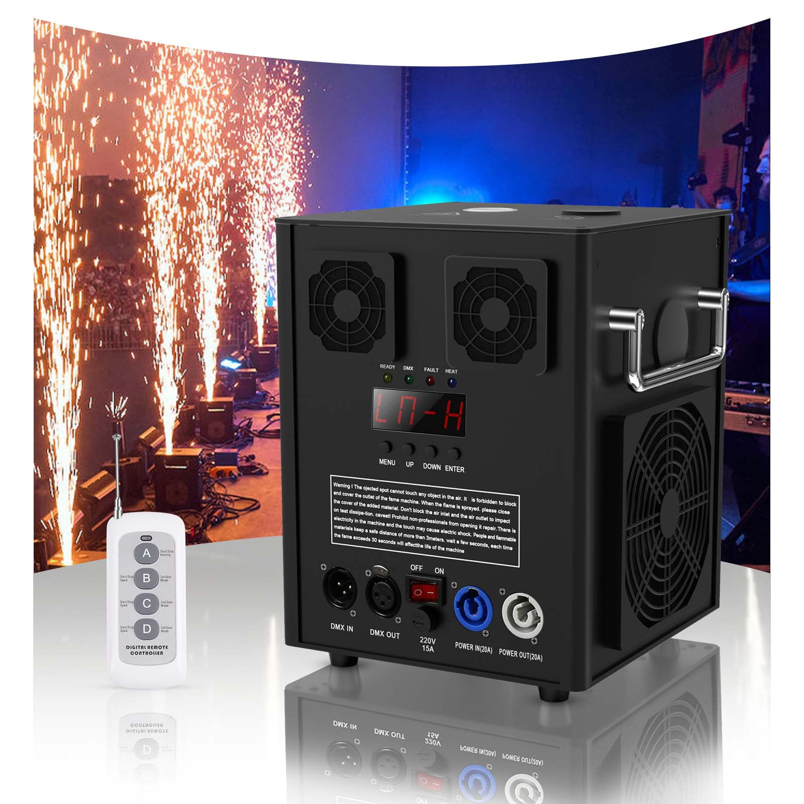 Cold Spark Machine 700W Large Cold Spark Firework Machine 6.6-16ft for ...