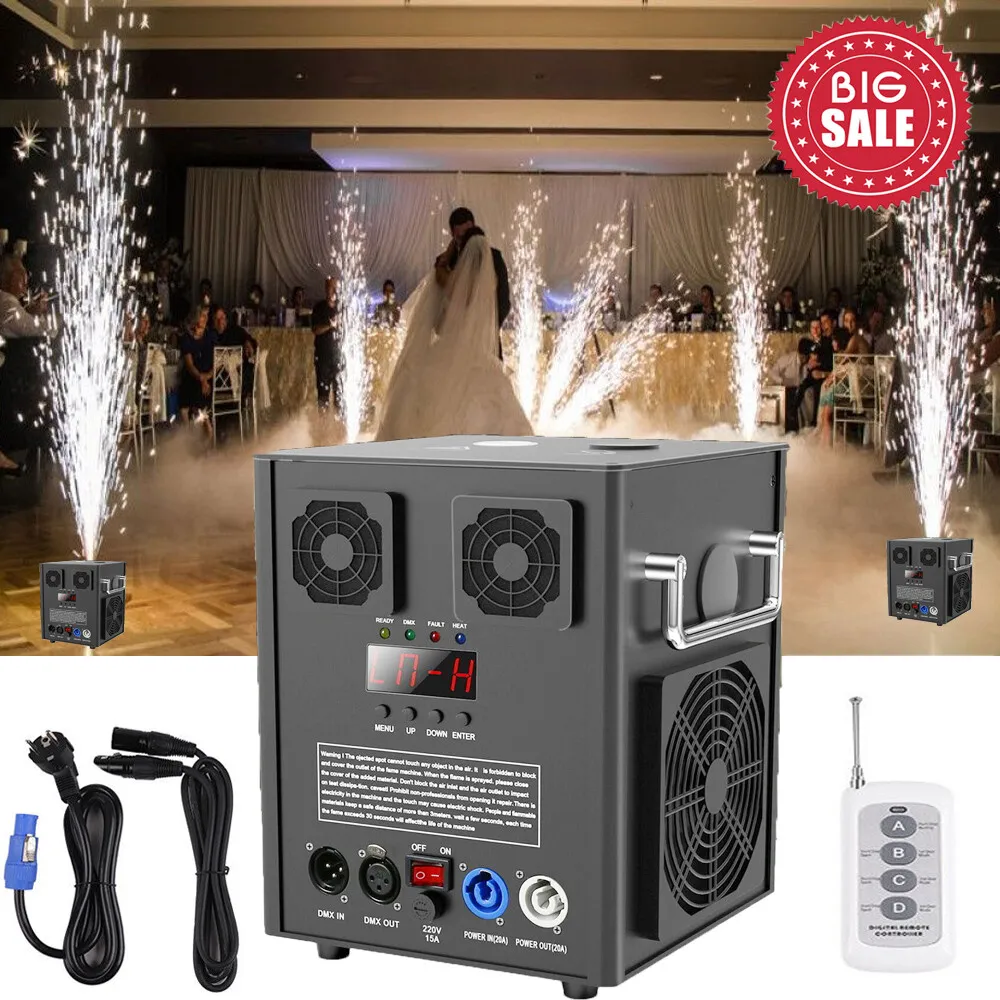 Cold Spark Machine 700W Stage Effect DMX Firework Machine for Wedding ...