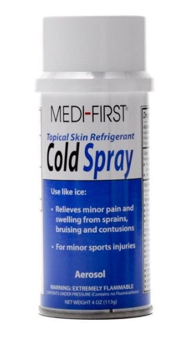 Medi-First Topical Skin Refrigerant Cold Spray, 4 Oz Can, Numbing Pain ...