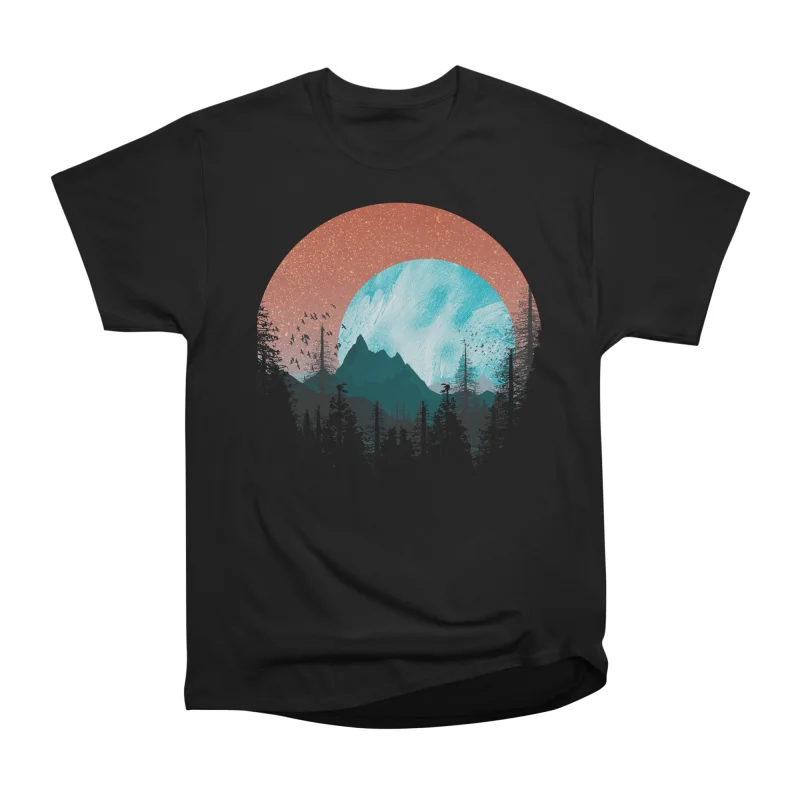 Cold Sunrise Over The Forest T-Shirt Tee Gift For Him Merch For Her ...