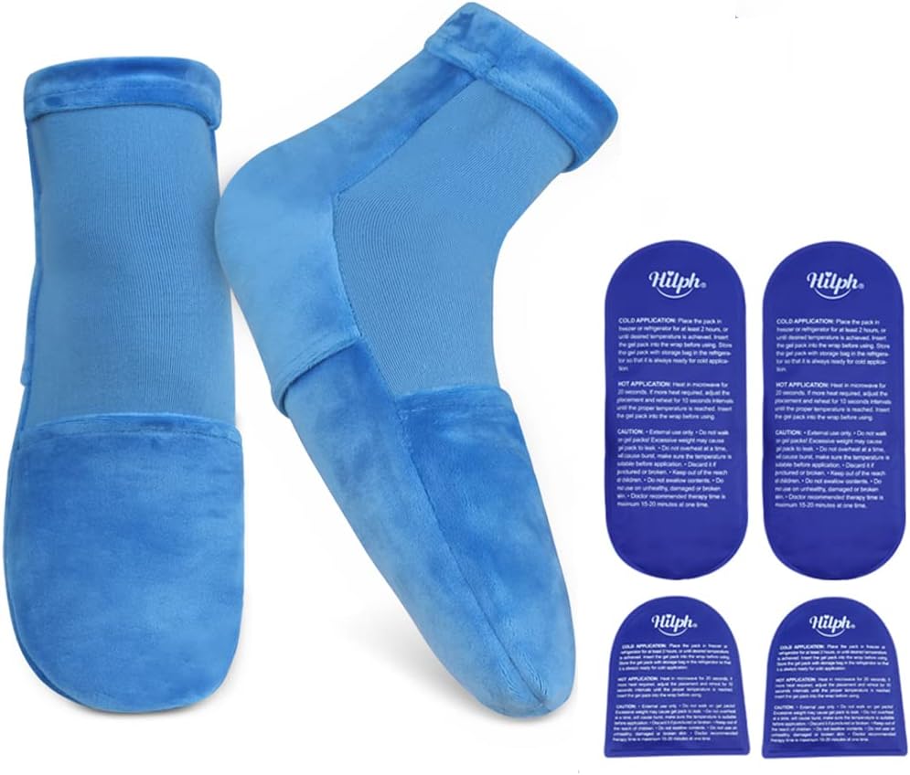 Cold Therapy Socks for Feet Pain Relief, Foot Ice Pack Cooling Socks ...
