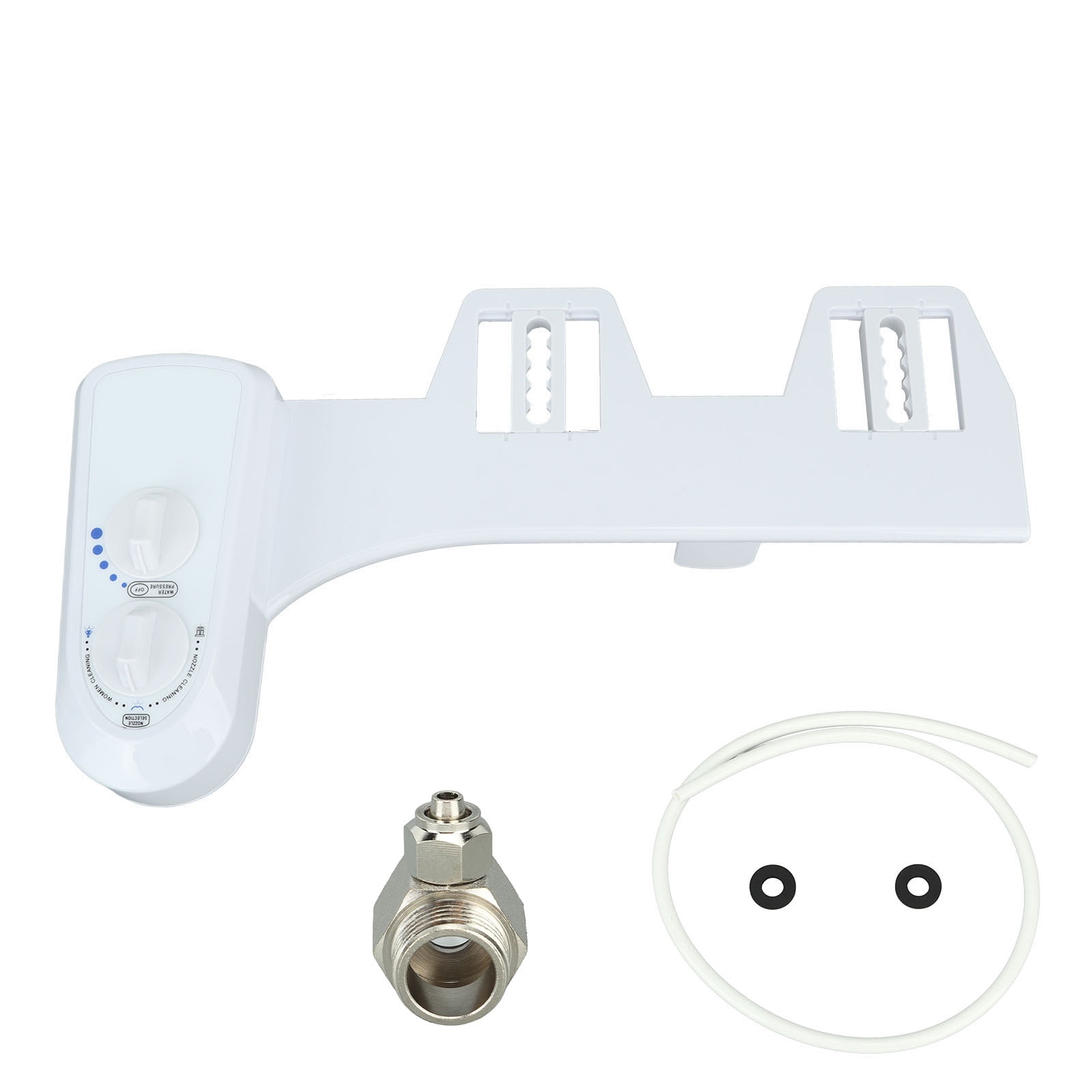 Cold Water Toilet Bidet Attachment with Dual Nozzles, Self-Cleaning and ...