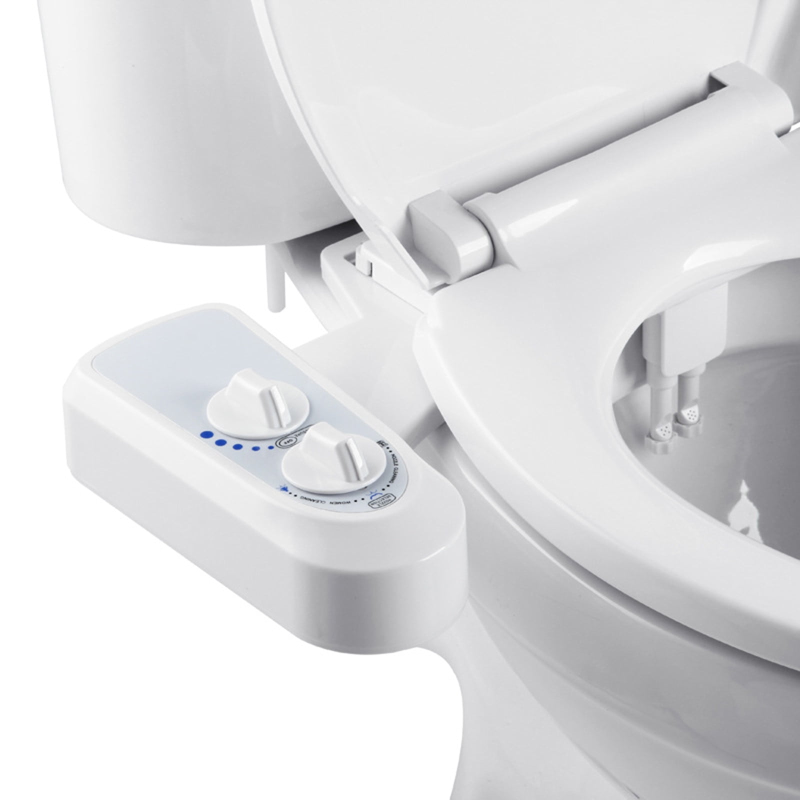 Cold Water Bidet Toilet Seat Attachment - Adjustable Pressure, Feminine ...