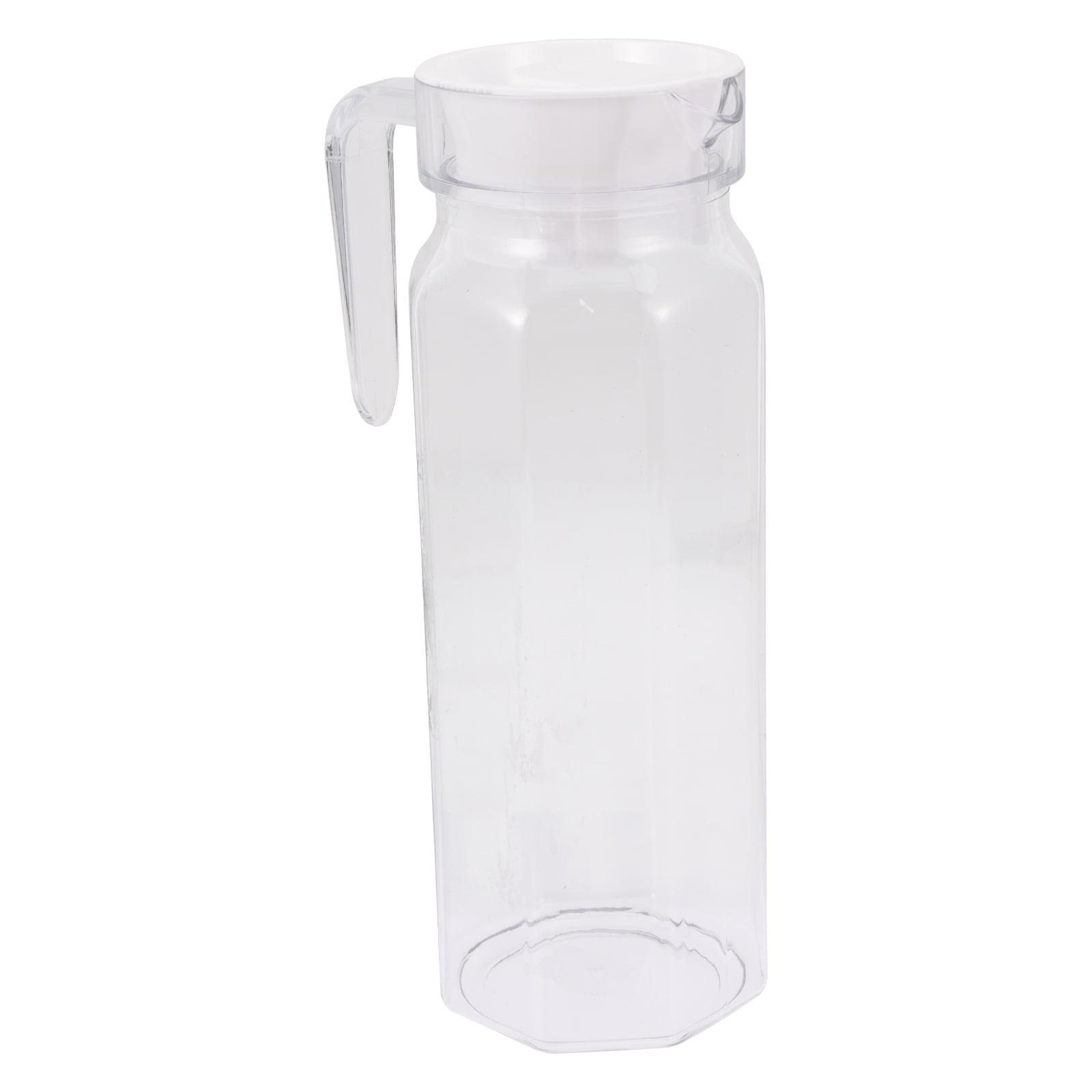 Cold Water Bottle Glass Pitcher with Lid Beverage Plastic Pitchers ...