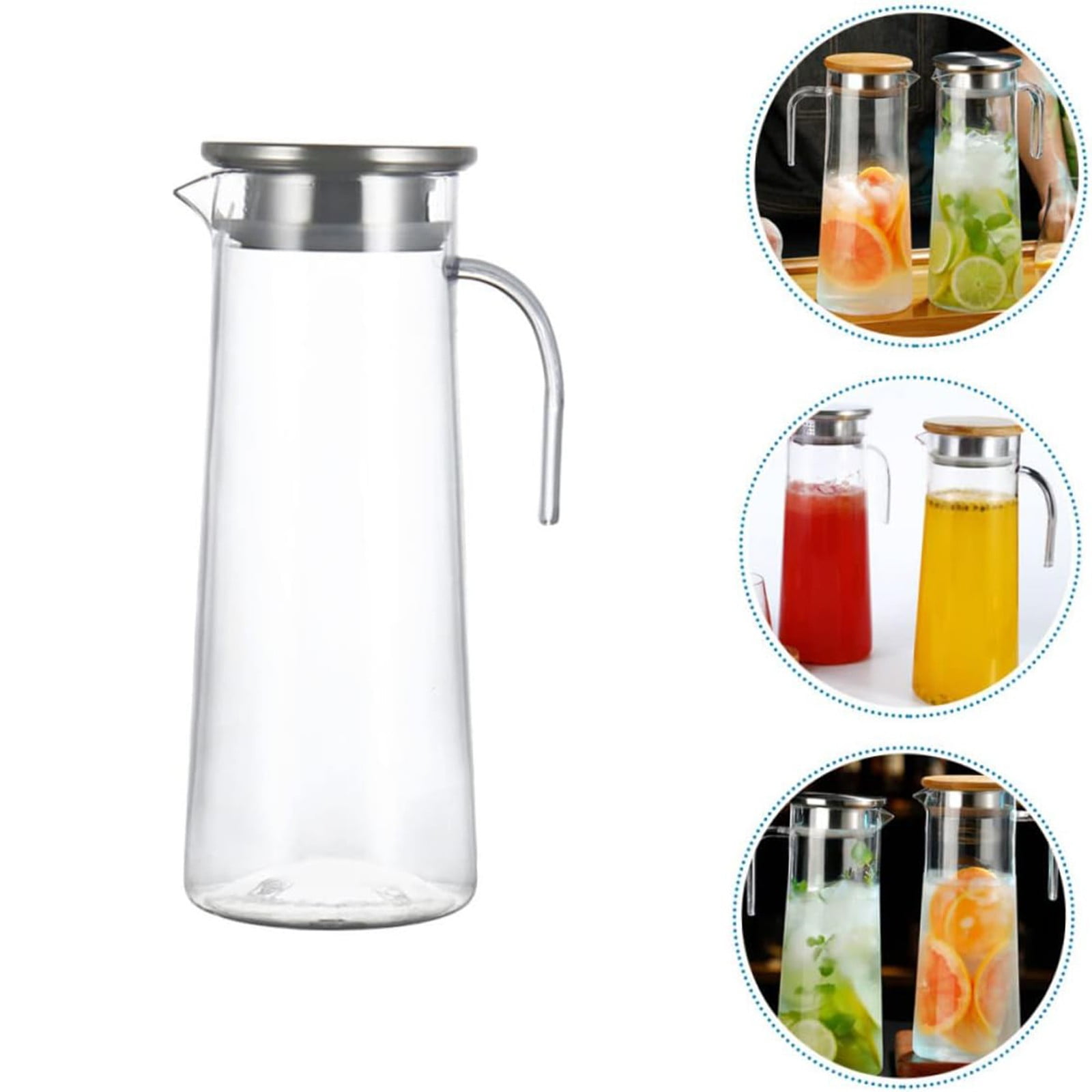 Cold Water Bottle Ice Tea Pitcher For Fridge Cold Drink Pitcher ...