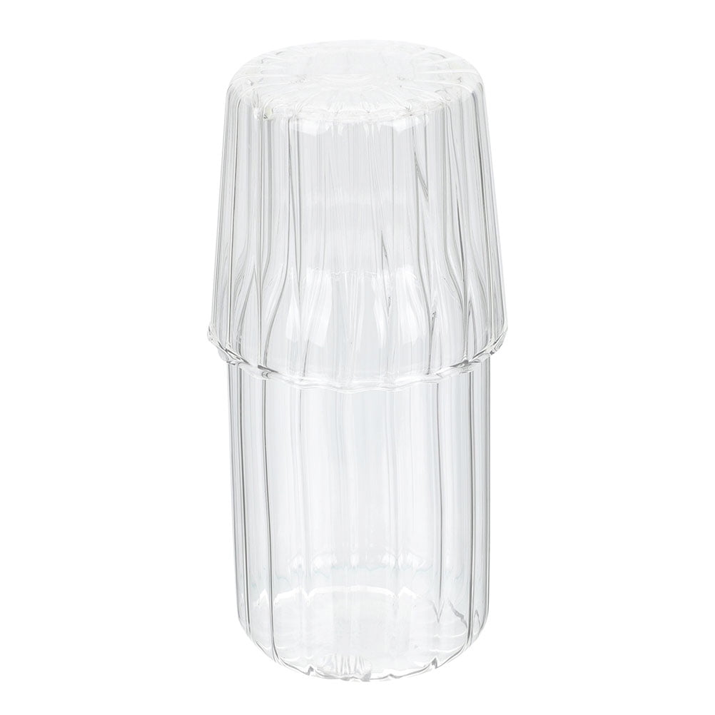 Houderco Glass Water Jug Transparent Square Dinner 1 Set 6.7X2.2X2.2in ...
