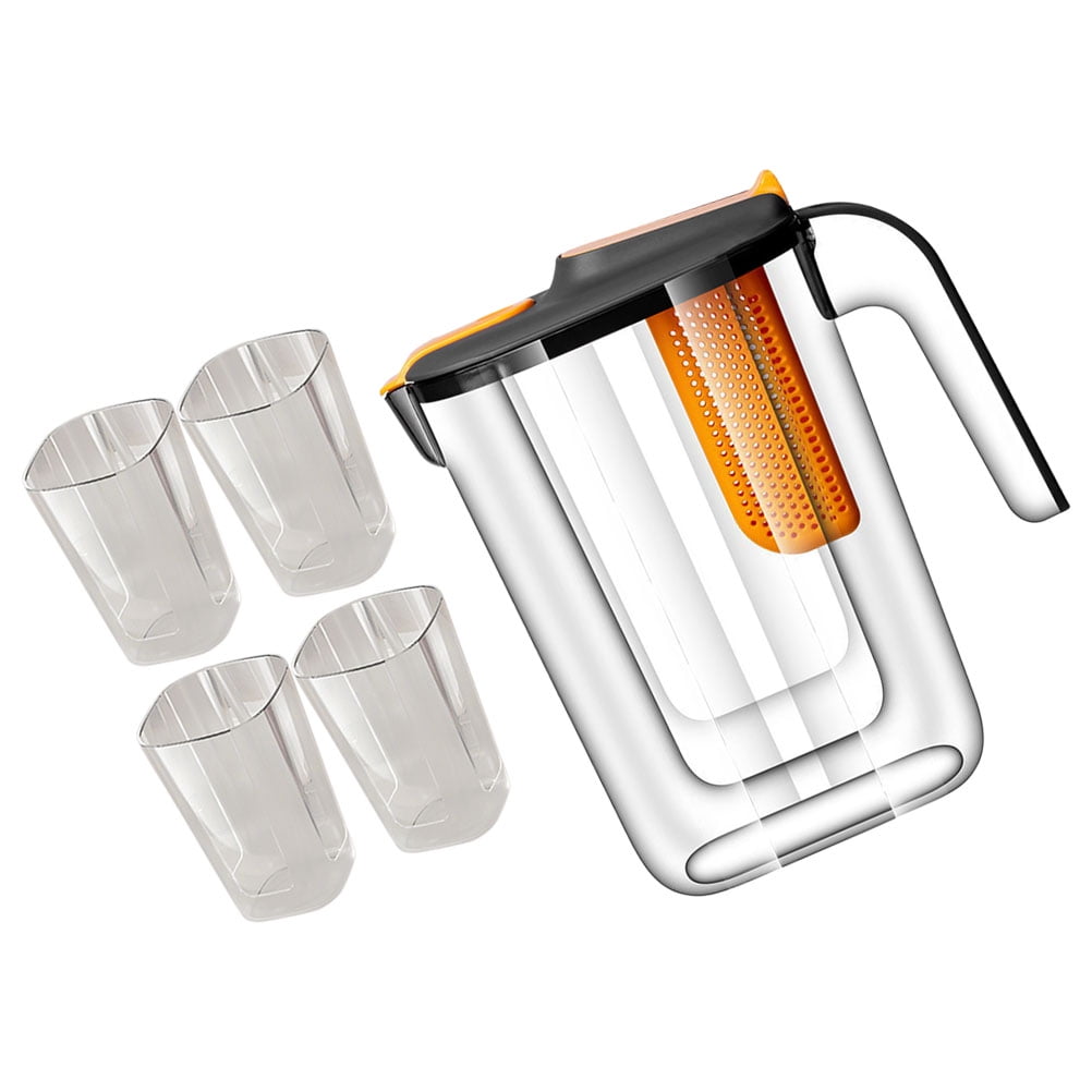 Cold Water Jug Mini Refrigerator Fridge Drink Pitcher Ice Tea for ...
