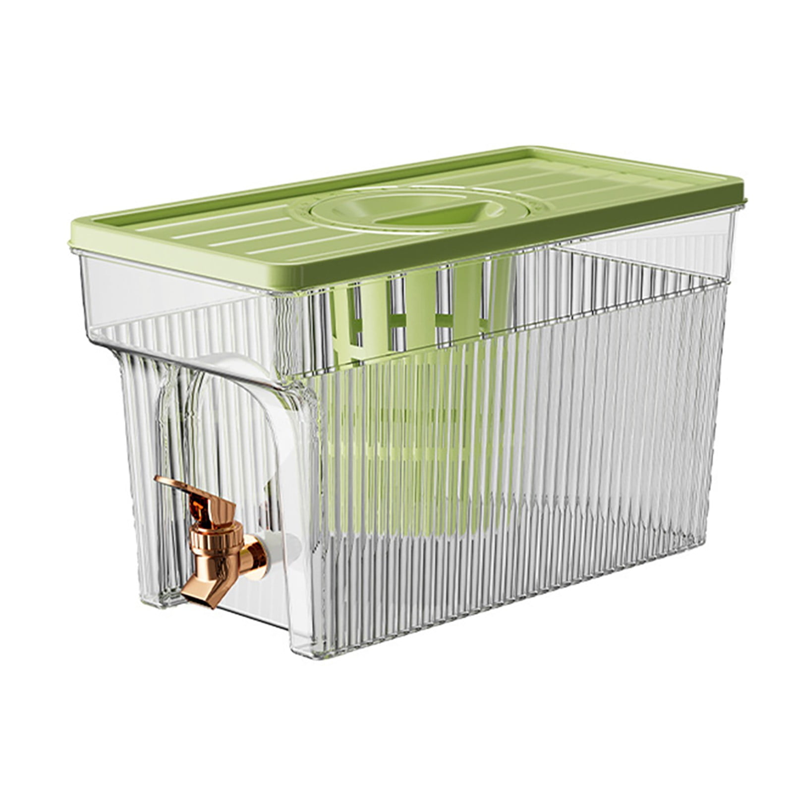 Cold Water Jug With Tap Water Beverage Dispenser Fruit Teapot Cold ...