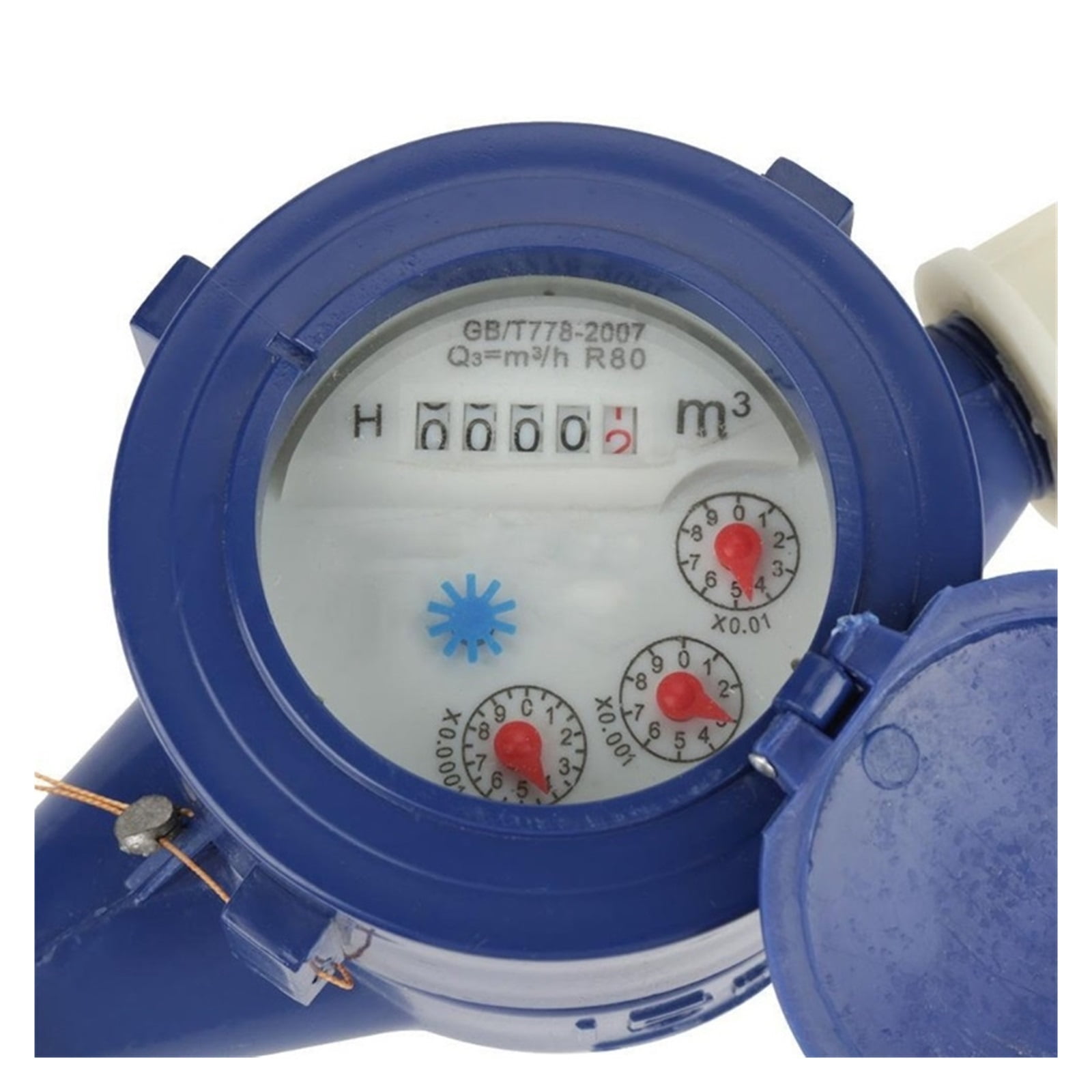 Cold Water Meter 15mm Inch Arbitrary Rotation Function Water Flow Meter ...
