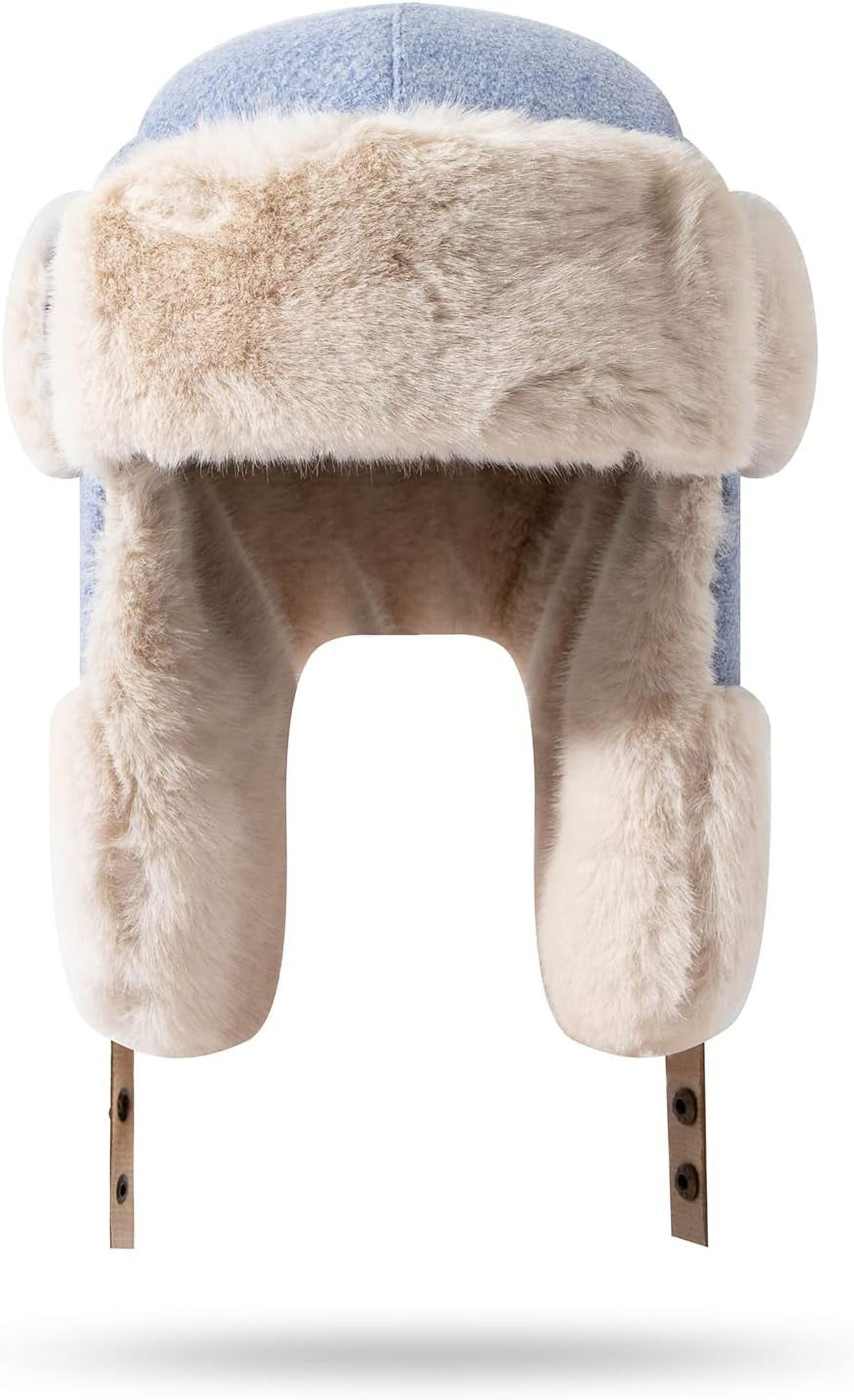 Cold Weather Eskimo Hats Trapper Hat Winter Thick Furry Ushanka Russian ...