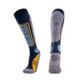 Cold Weather Hiking Socks, Knee High Wool Socks with Arch Support & Toe ...