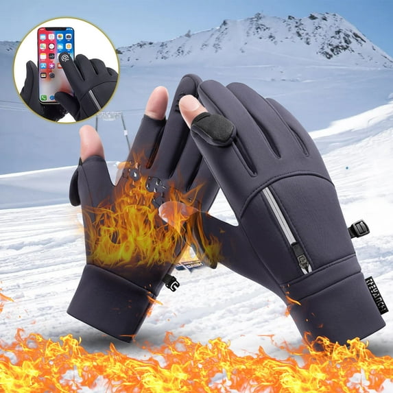 Cold Weather Riding Gloves, Touchscreen Friendly Non-Slip Gloves ...
