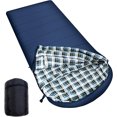 Cold Weather Sleeping Bag 100% Cotton Flannel XXL for Adults Big and ...