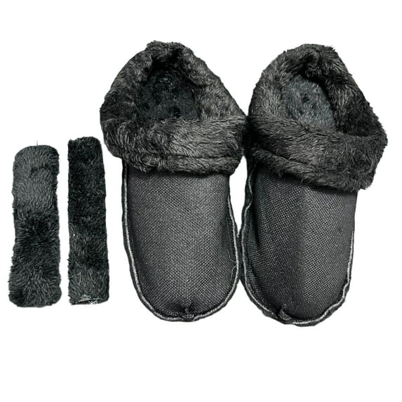 Cold Weather Thermal Insoles Plush Fleeced Lining Clog Inner Sleeve ...