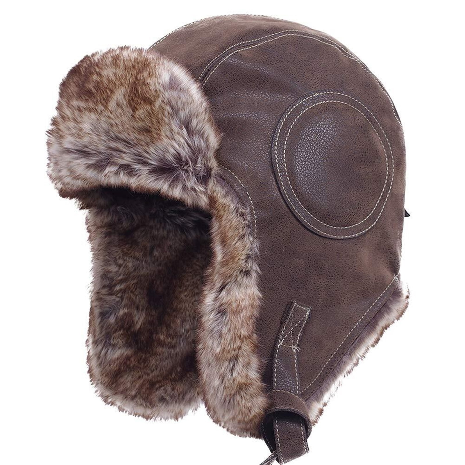 Cold Weather Winter Gear Russian Ushanka Cossack Trooper Hat Trapper ...