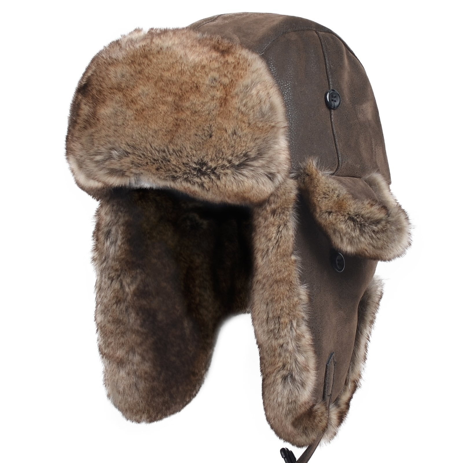 Cold Weather Winter Gear Russian Ushanka Cossack Trooper Hat Trapper ...