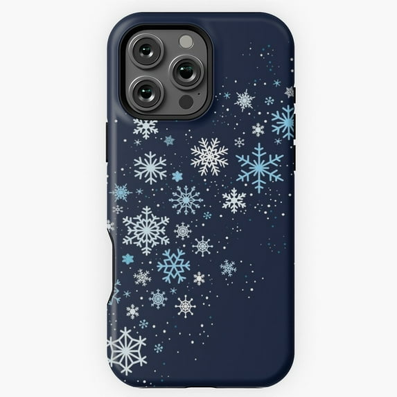 Cold Winter Breeze Art Snowy Landscape Phone Case For iPhone 17 16 15 ...