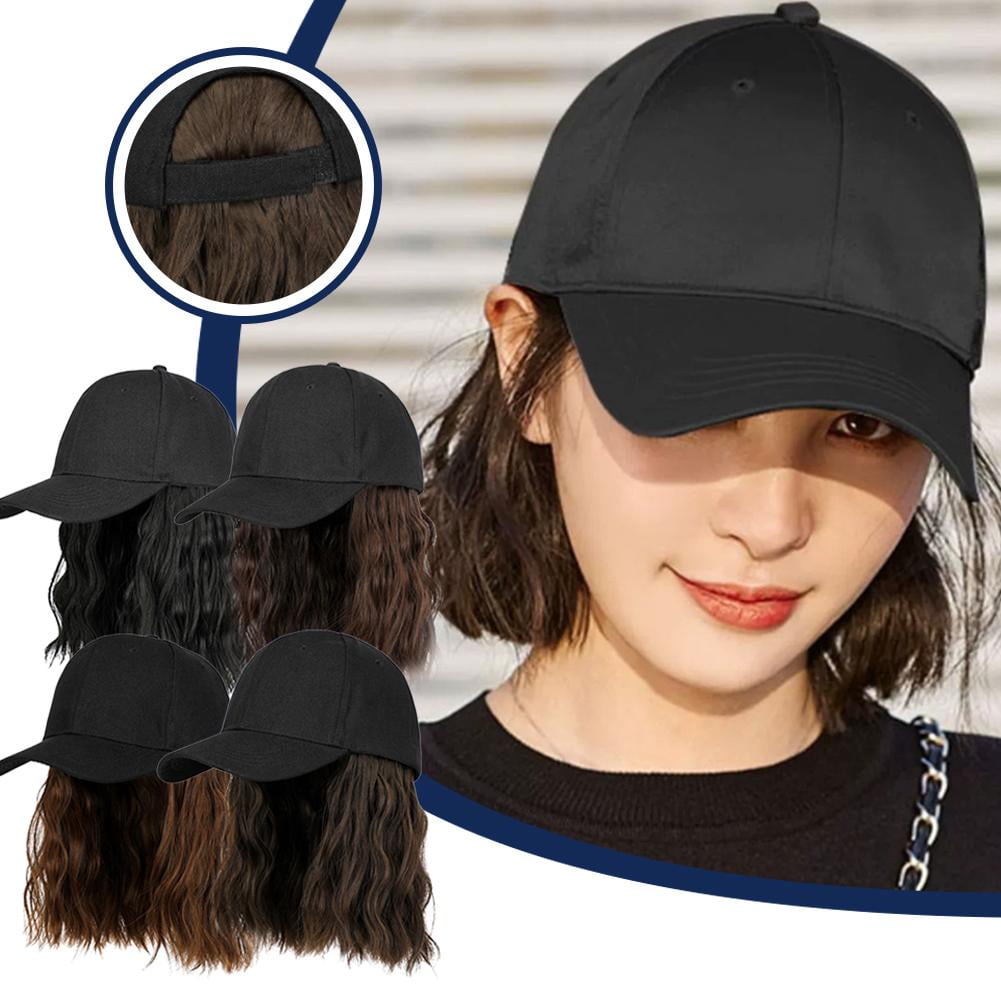 Cold brown hat wig all-in-one female fashion wig cap bobo bob summer ...