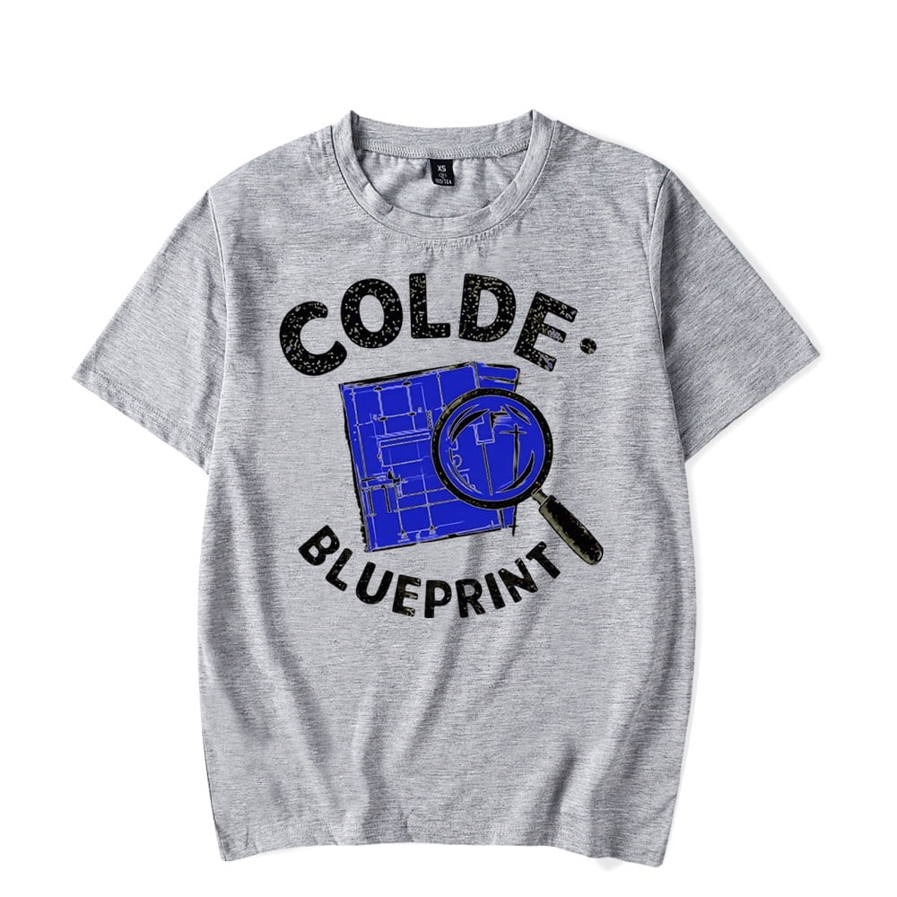 Colde BLUEPRINT T-Shirt Men/Women Streetwear T-Shirt Shirt Short Sleeve ...
