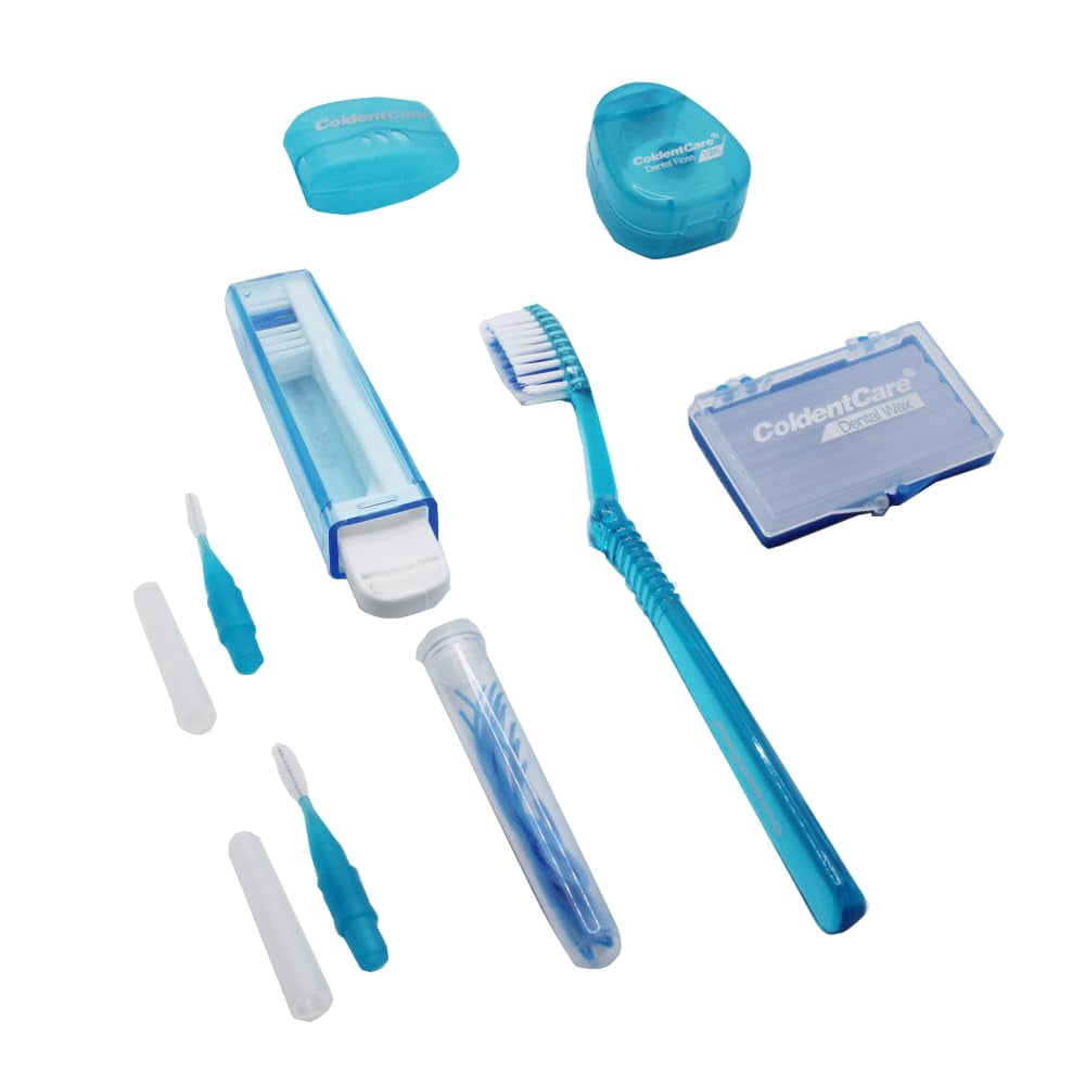 ColdentCare Orthodontic Oral Care Kit for Cleaning Brackets Includes ...