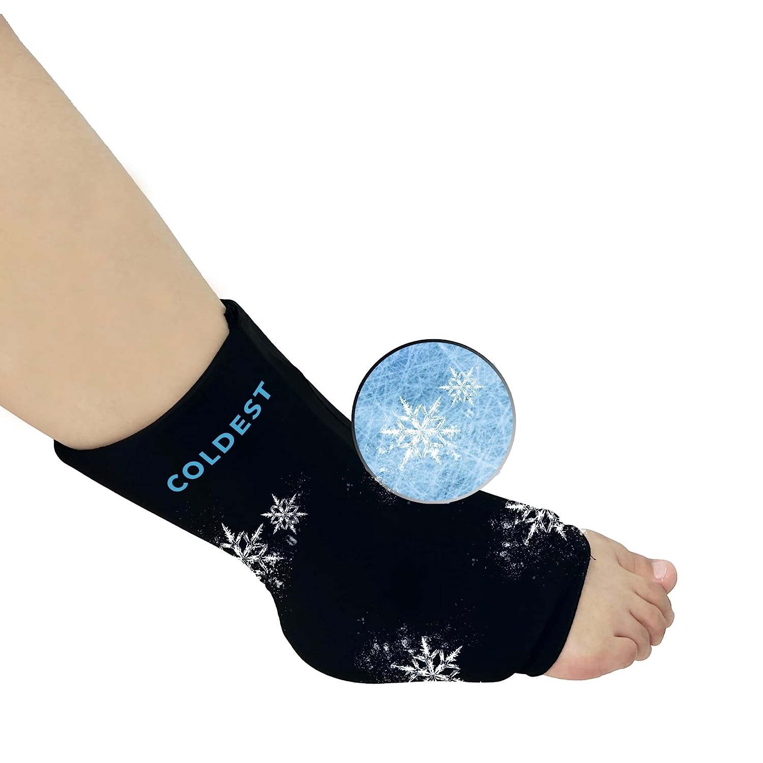 Elite-Kold DK-055 Ankle and Foot Ice Wrap for Ankle Pain and Swelling ...