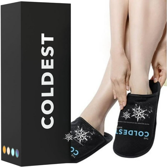 Coldest Ice Pack Slippers for Foot Injuries, Hot Cold Therapy, Pain ...