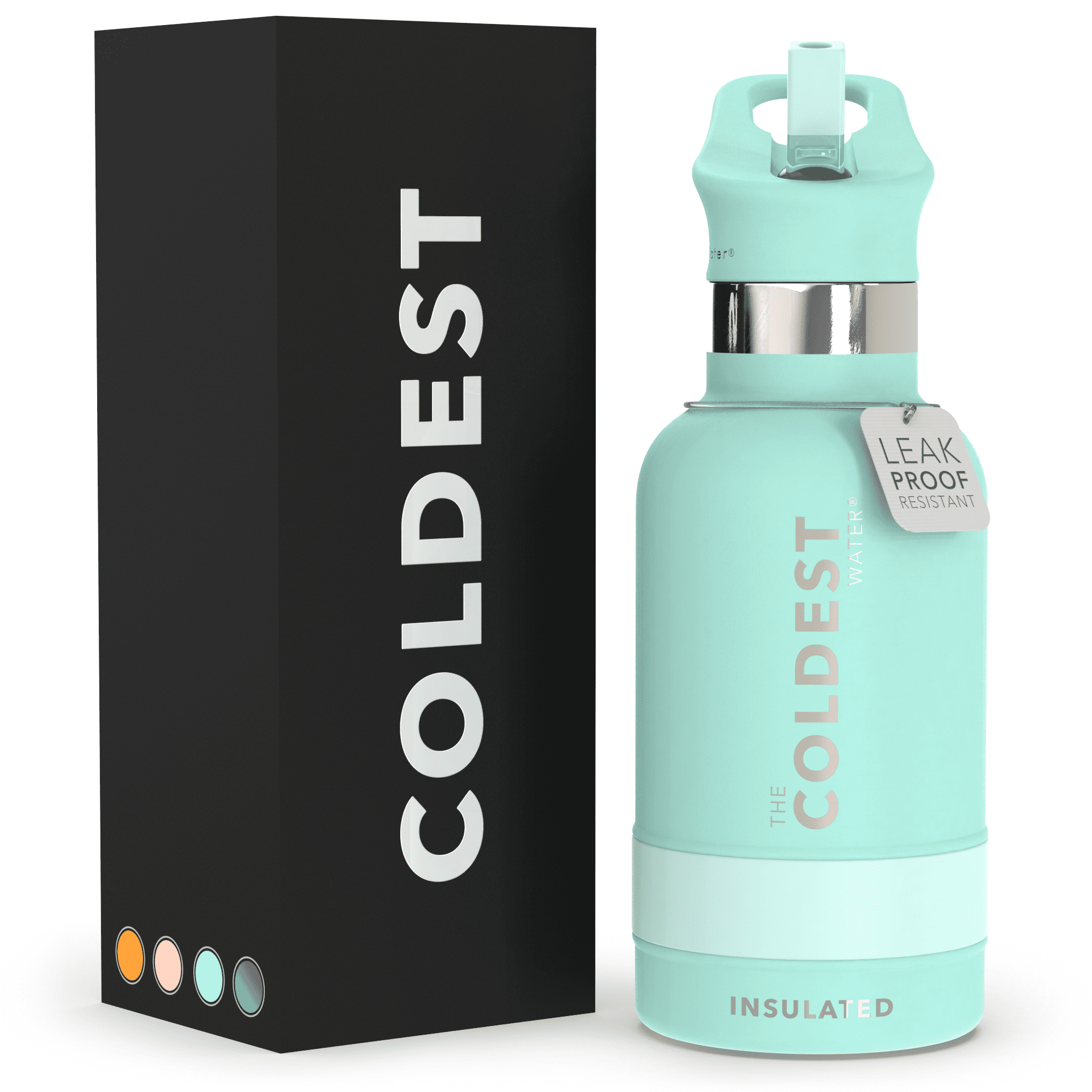 Coldest Insulated Stainless Steel Water Bottle, Keep Cold & Hot Drinks ...