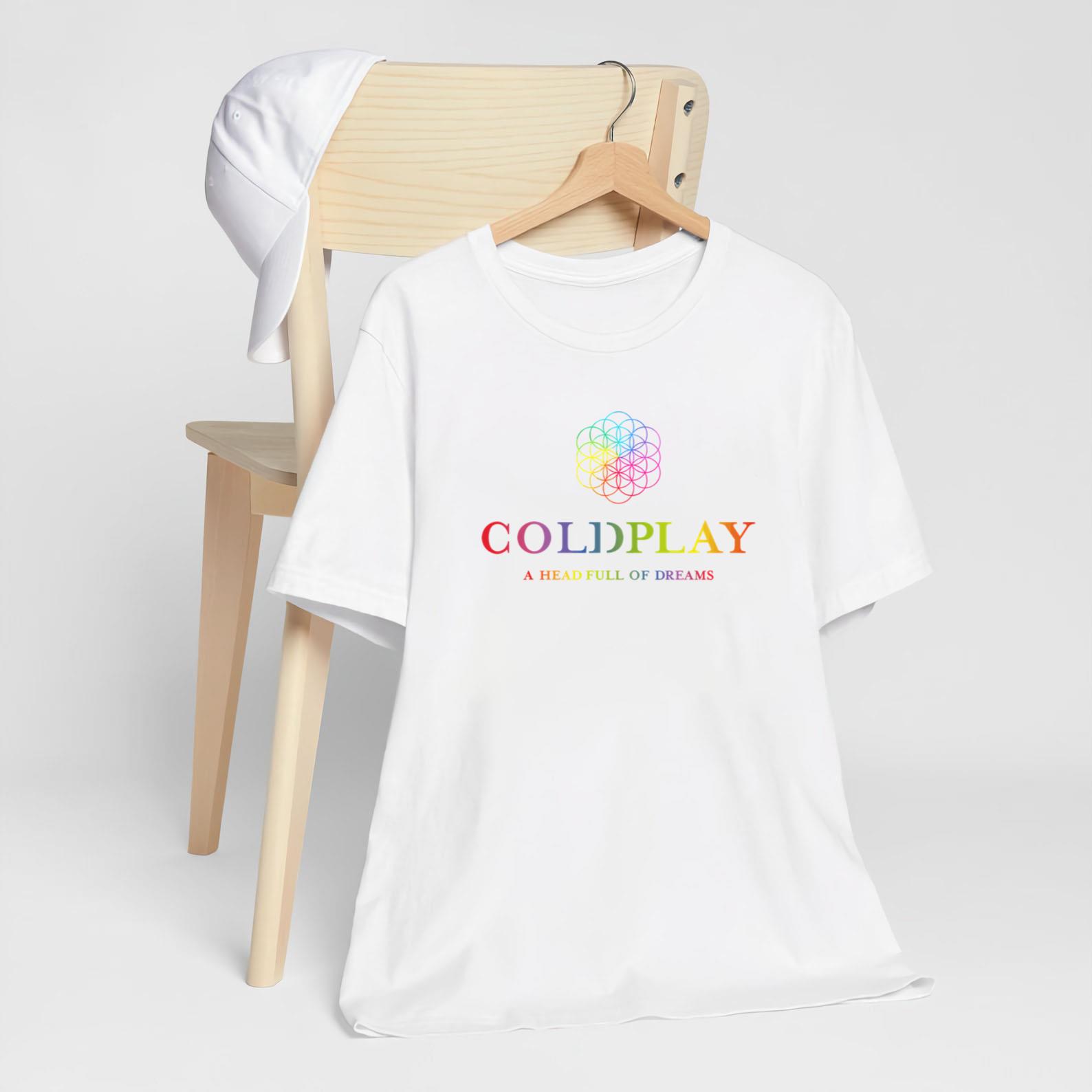 Coldplay Head Full Of Dreams, Coldplay World Tour 2024 T-shirt ...