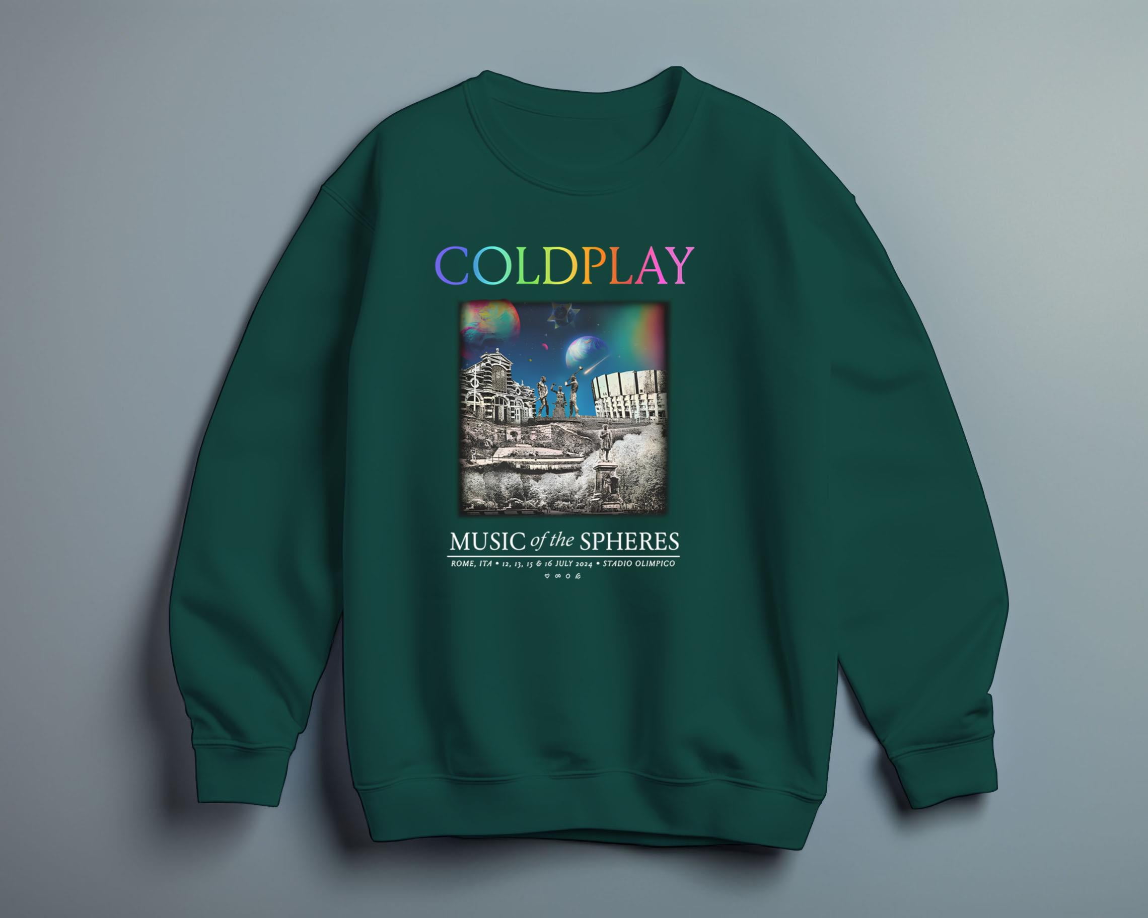 Coldplay Music Of The Spheres In Rome Italy 2024 Event T-Shirt ...