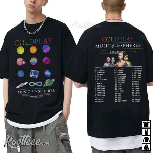 Coldplay Music Of The Spheres World Tour T-Shirt - Walmart.com