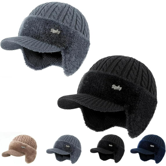 Coldshield Trapper, Cold Shield Trapper Hat, Winter Hat with Brim and ...