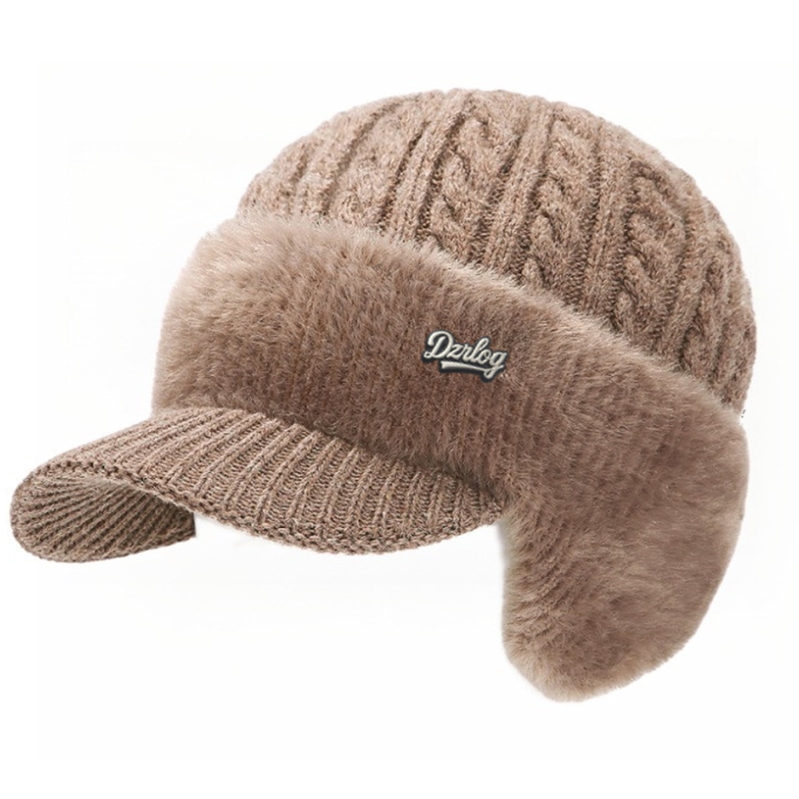 Coldshield Trapper Ear Protection Knitted Hat, Mens Winter Hat with ...