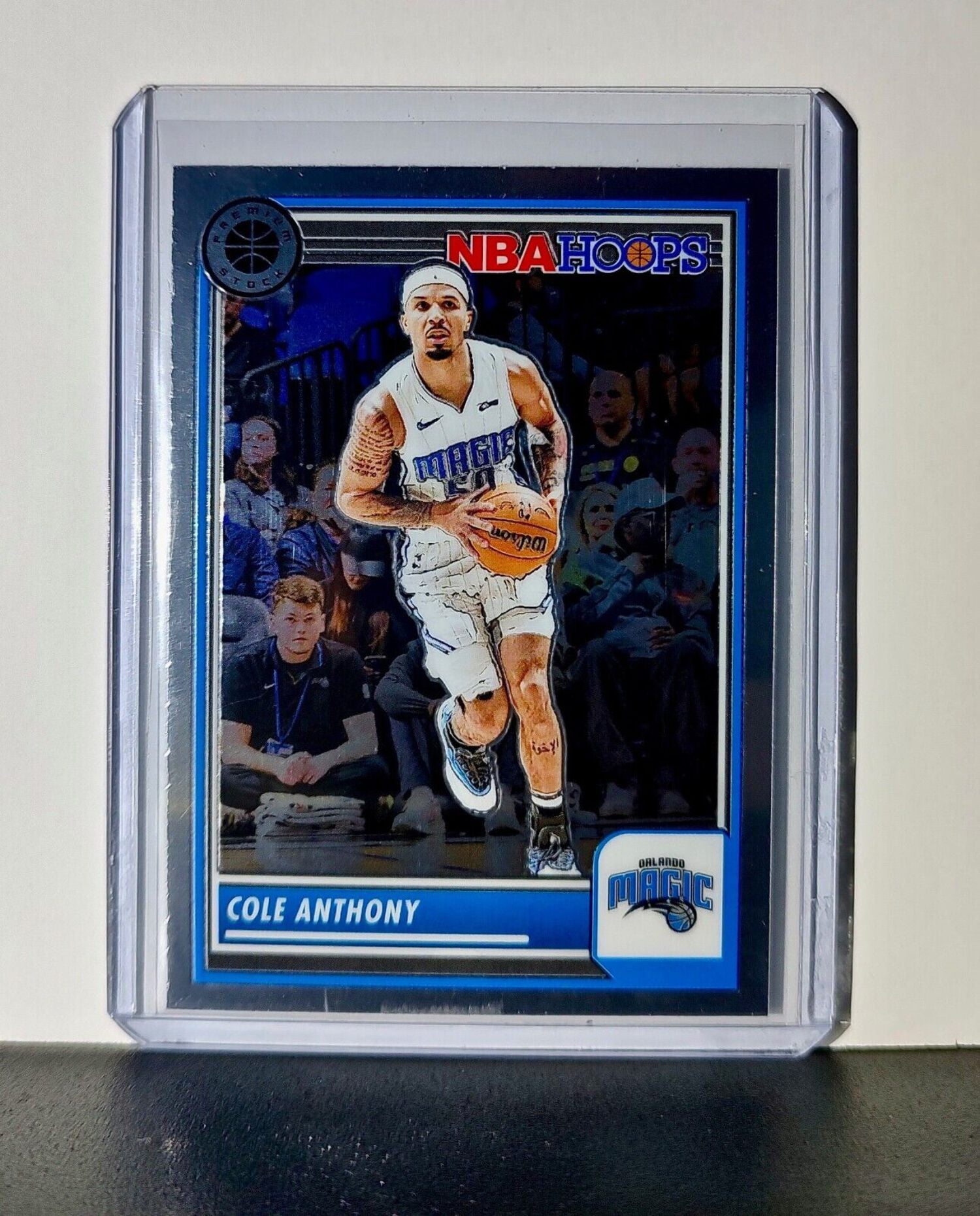 Cole Anthony 2023-24 Panini Premium Stock NBA Hoops #268 Card Orlando ...