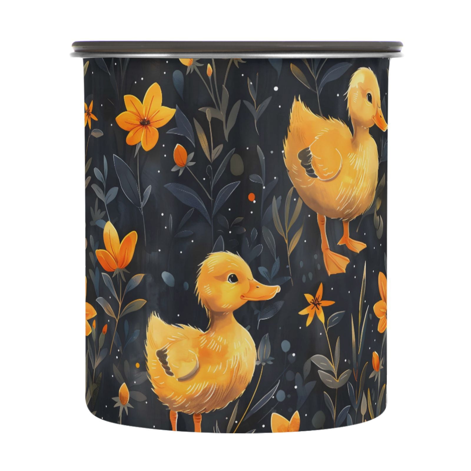 Cole Duck Airtight Coffee Bean Canister 30oz Food Storage Containers ...