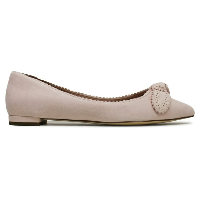 Cole Haan Bellport Bow Skimmer W29291 Suede Womens Shoes (Primrose, 6 ...