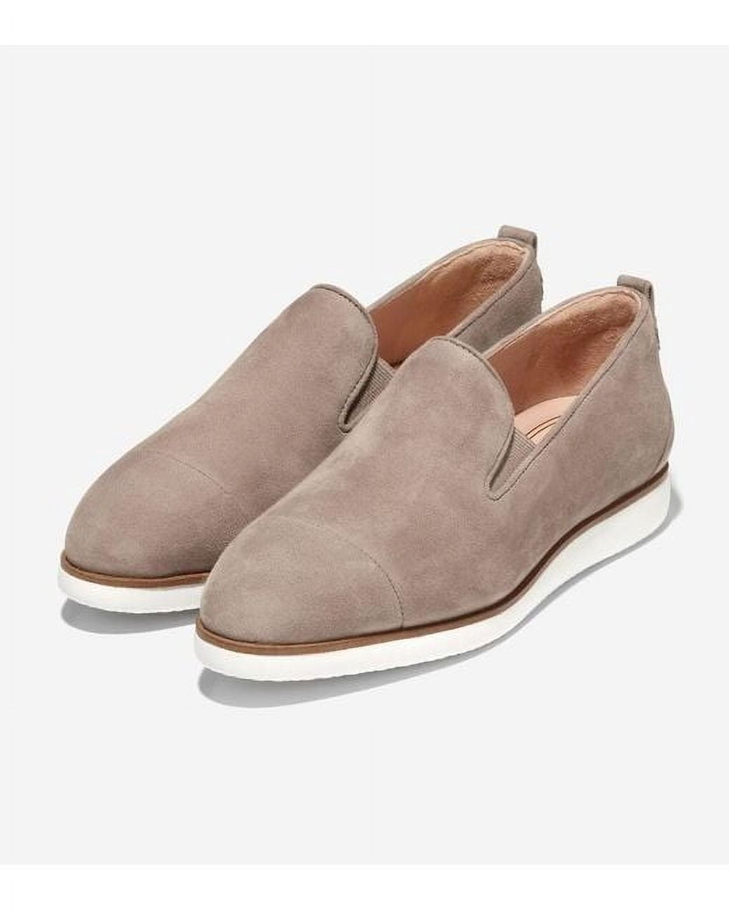 Cole Haan Grand Ambition Slip On Loafers Irish Coffee/Ivory Pointed Toe ...