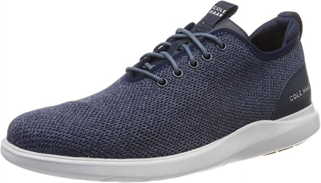 Cole Haan Grand Plus Essex Vintage Indigo Knit Lace Up Rounded Toe ...