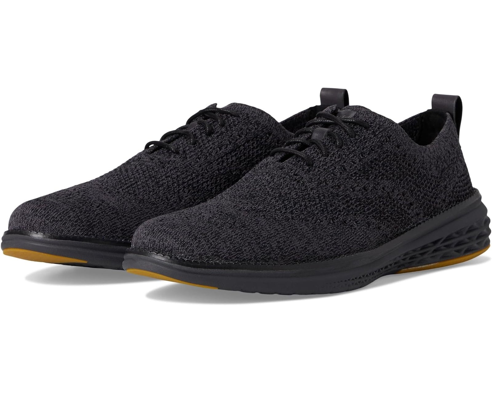 Cole Haan Men's Grand Hurrion Stitchlite Wingtip Oxfords C40691 Black ...