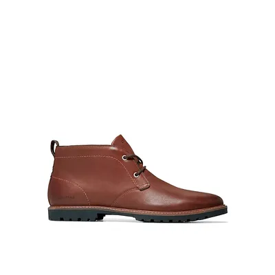 Cole Haan Men's Midland Lug Chukka Boot, Dark Sequoia/Grey Pinstripe ...