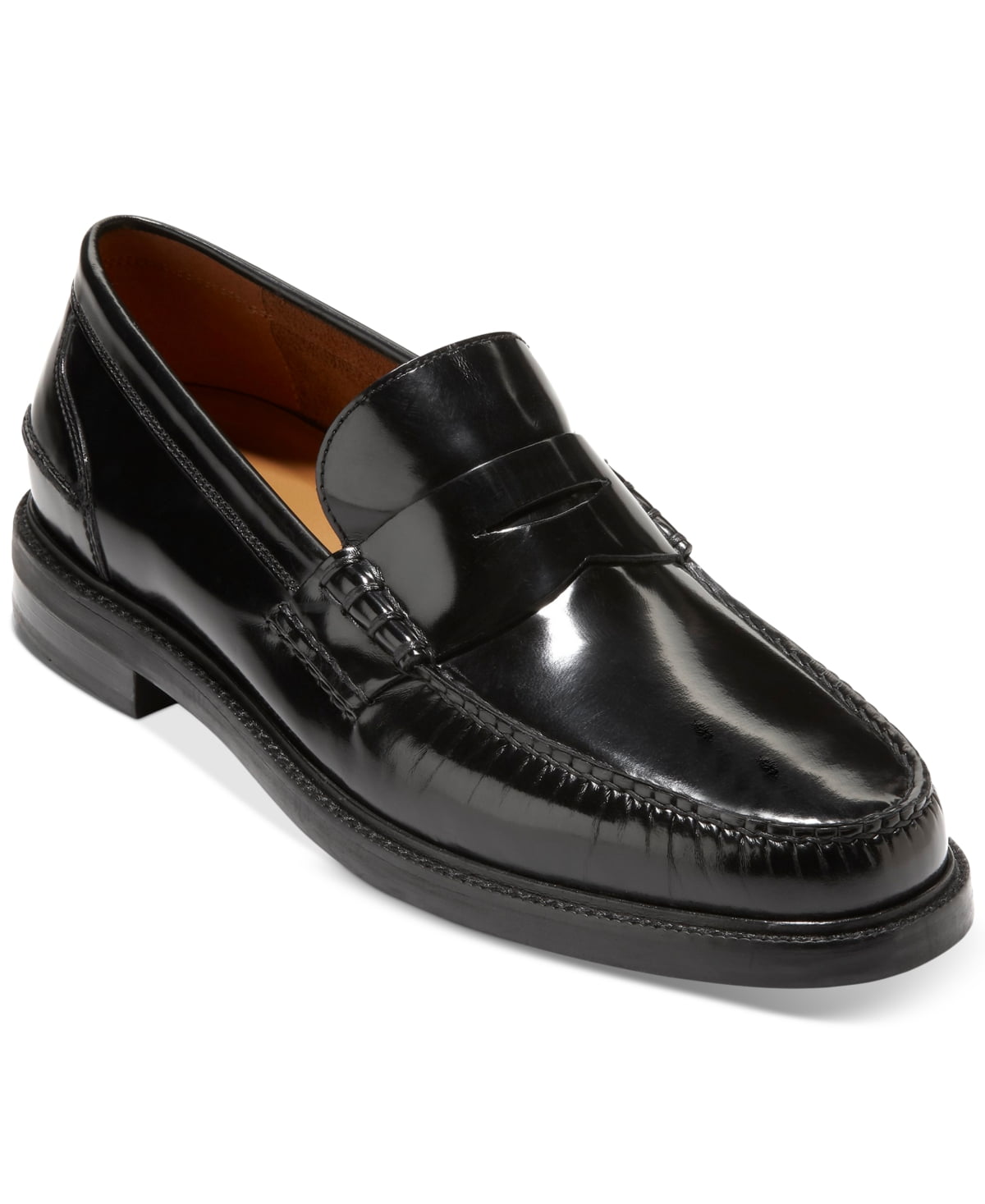 Cole Haan Mens Pinch Prep Penny Rounded Moc Toe Loafer Black Size 9.5M ...