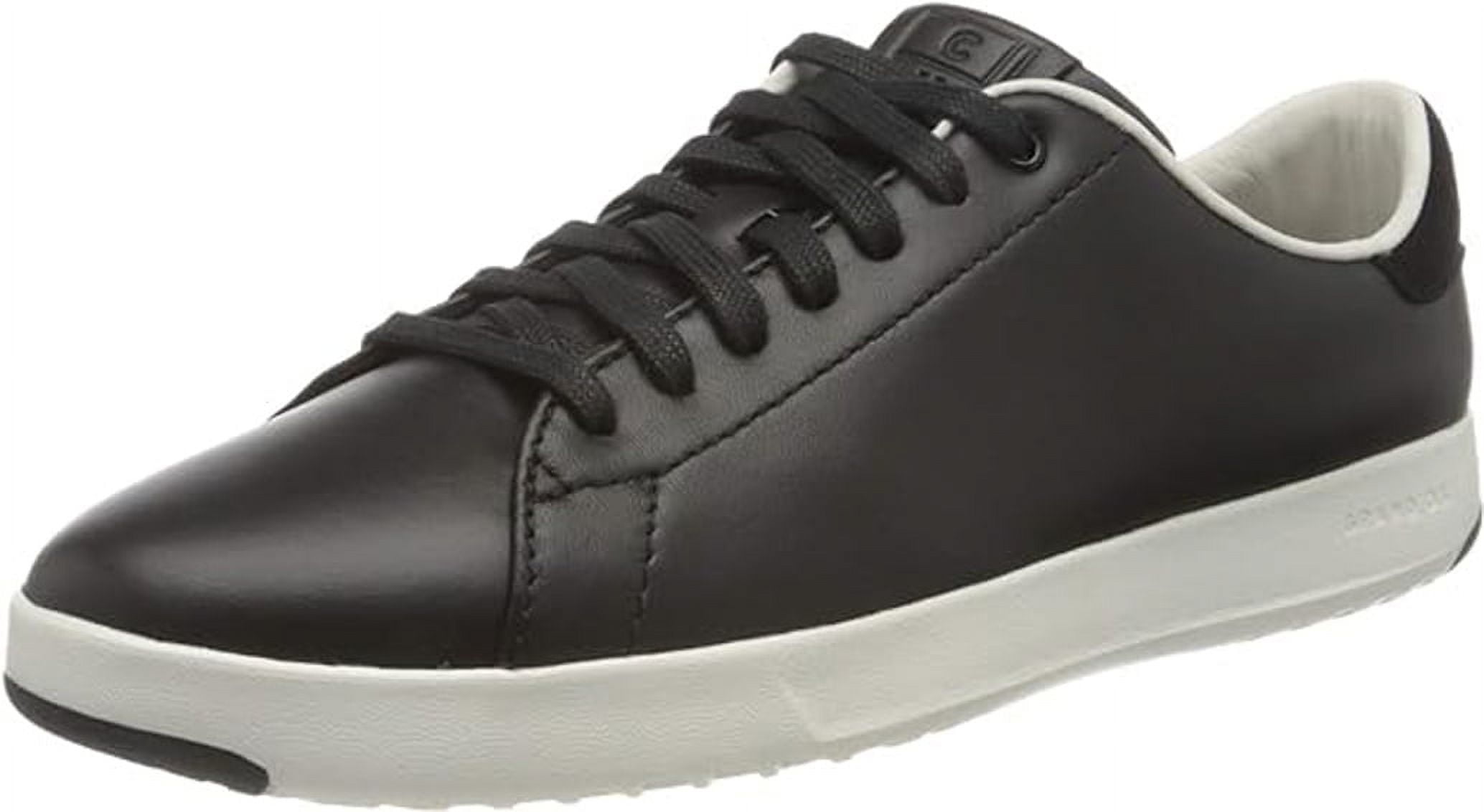 Cole Haan Women's Grandpro Tennis Leather Lace Ox Fashion Shoes (Black ...
