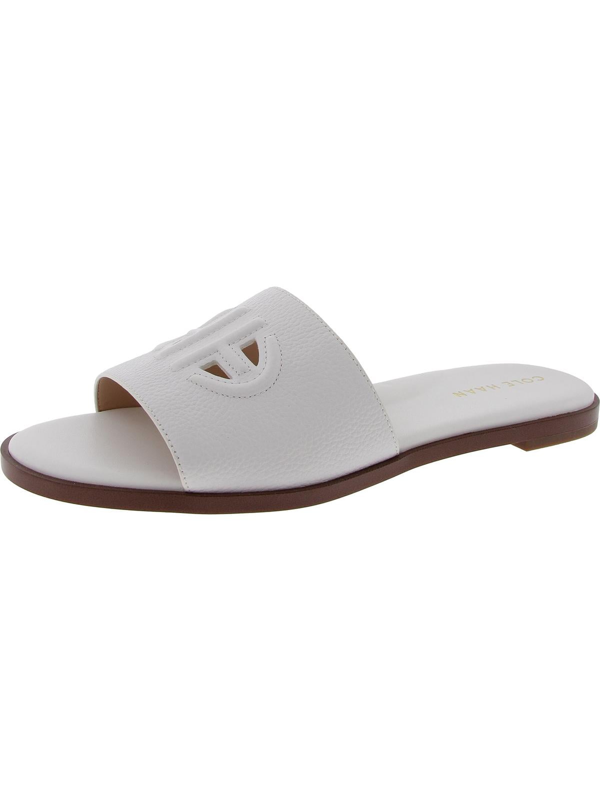 Cole Haan Womens Flynn Logo Slide Comfort Insole Round Toe Slide ...