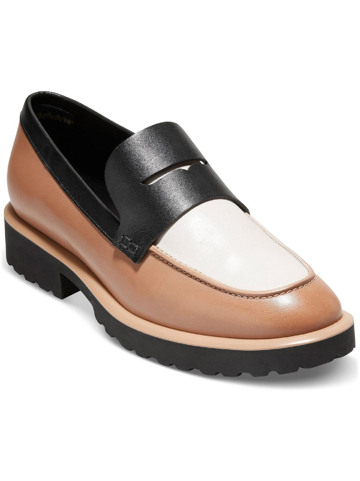 Cole Haan Womens Geneva Leather Slip-On Loafers - Walmart.com